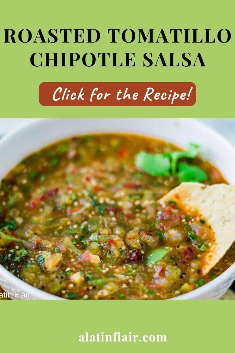 Tomatillo-Chipotle Salsa | A Latin Flair