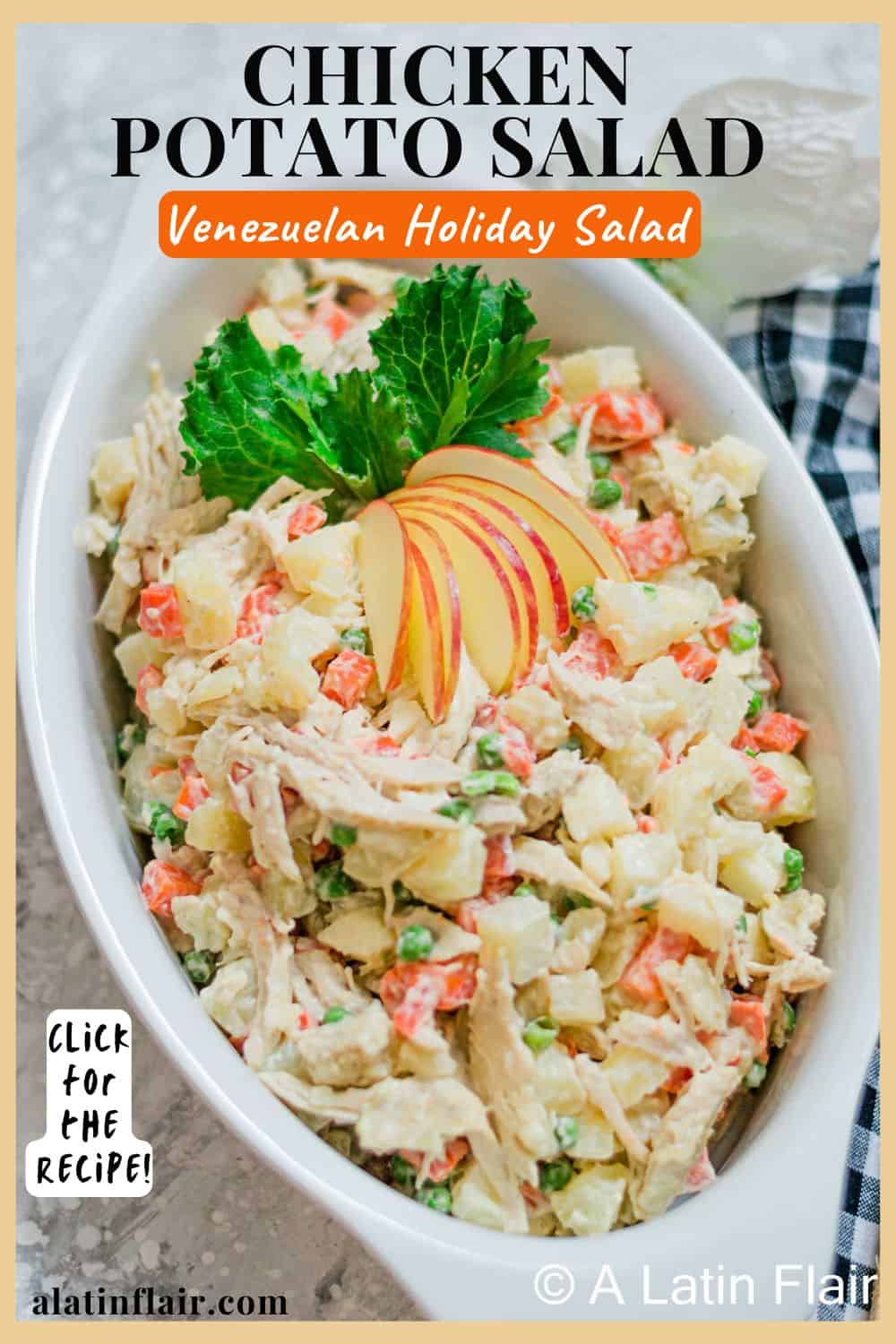 Ensalada de Gallina (Venezuelan Chicken Potato Salad) | A Latin Flair