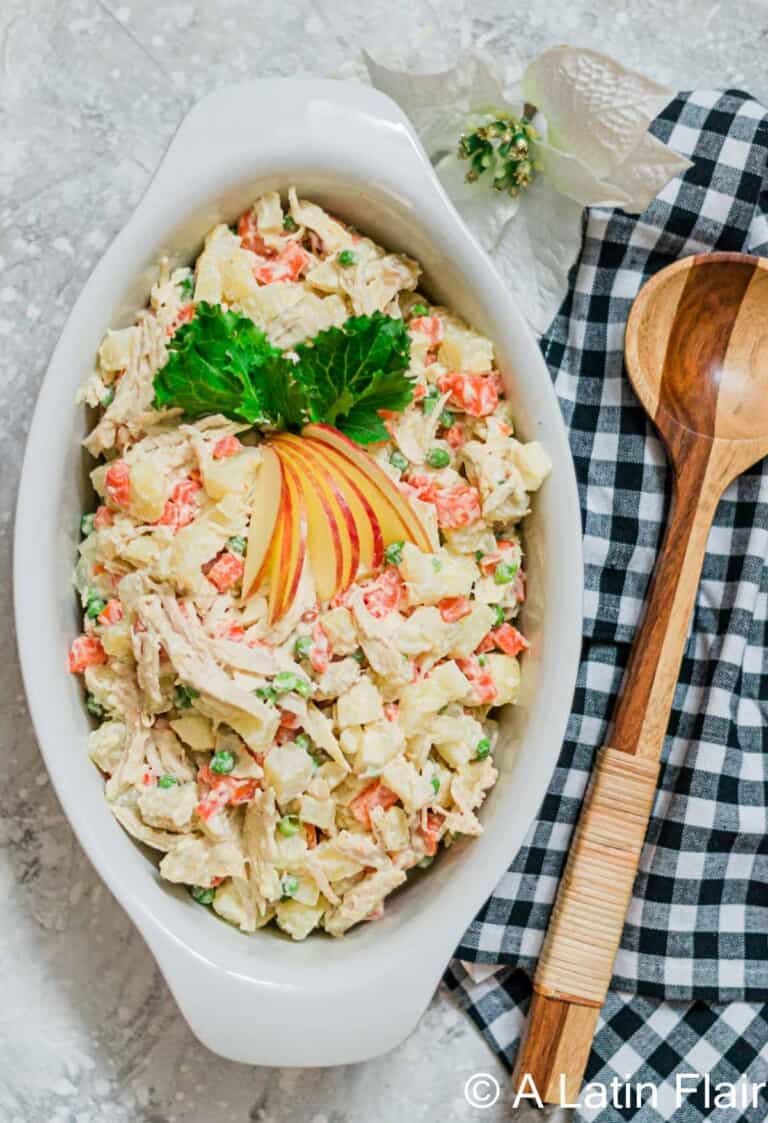 Ensalada de Gallina (Venezuelan Chicken Potato Salad) | A Latin Flair