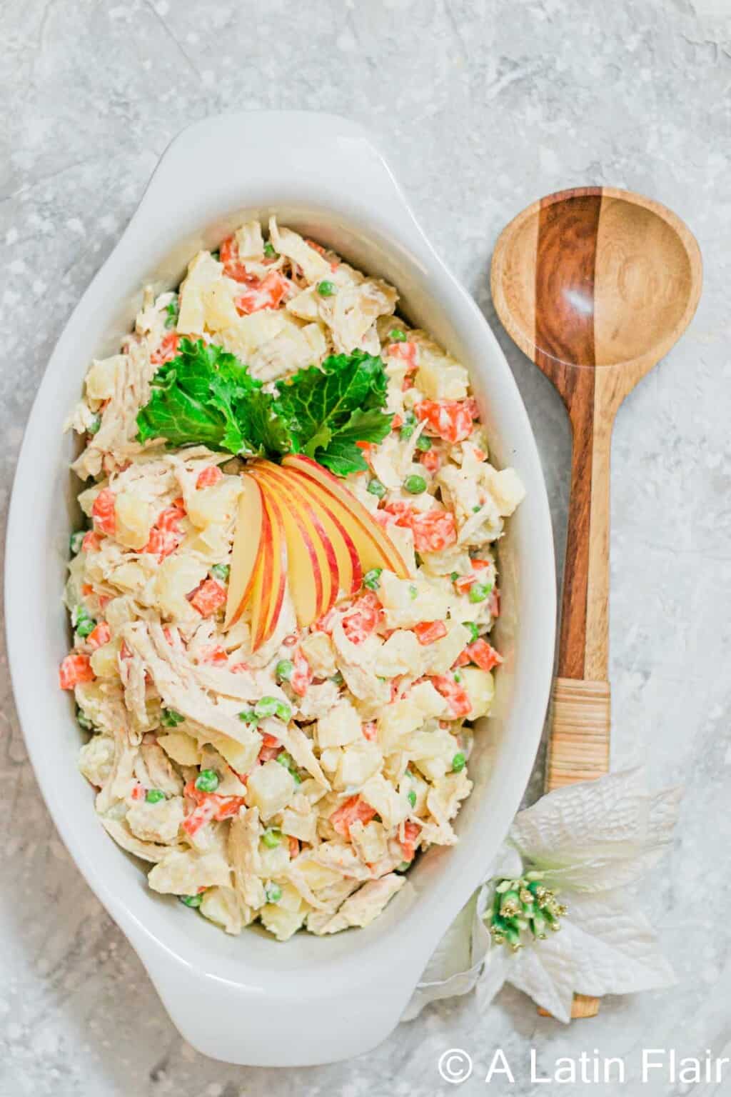 Ensalada de Gallina (Venezuelan Chicken Potato Salad) | A Latin Flair