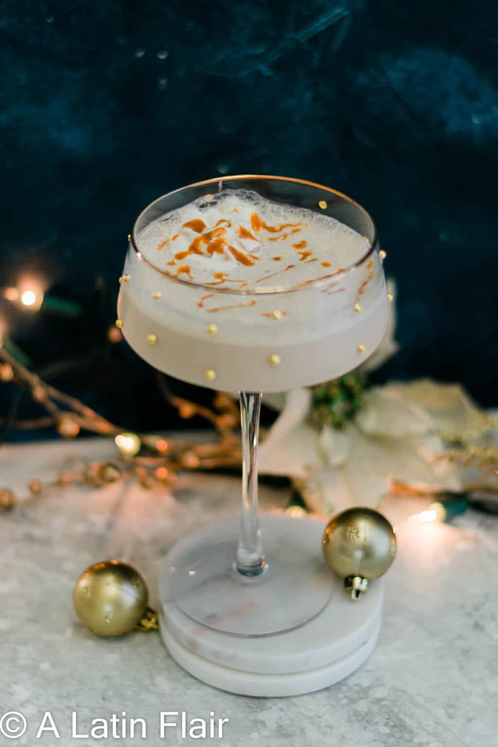Decadent Dulce de Leche Martini Cocktail with Rum | A Latin Flair