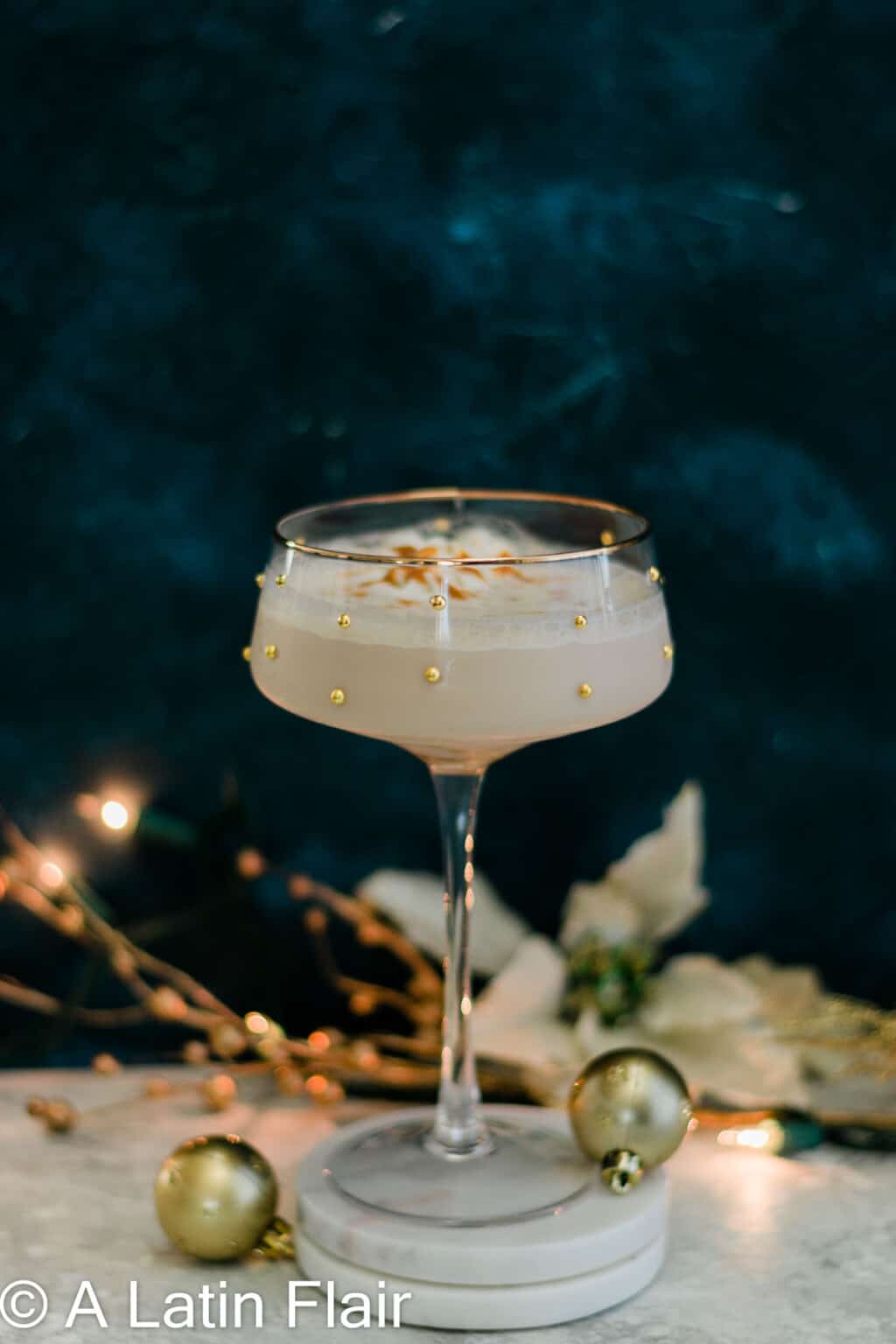 Decadent Dulce de Leche Martini Cocktail with Rum | A Latin Flair