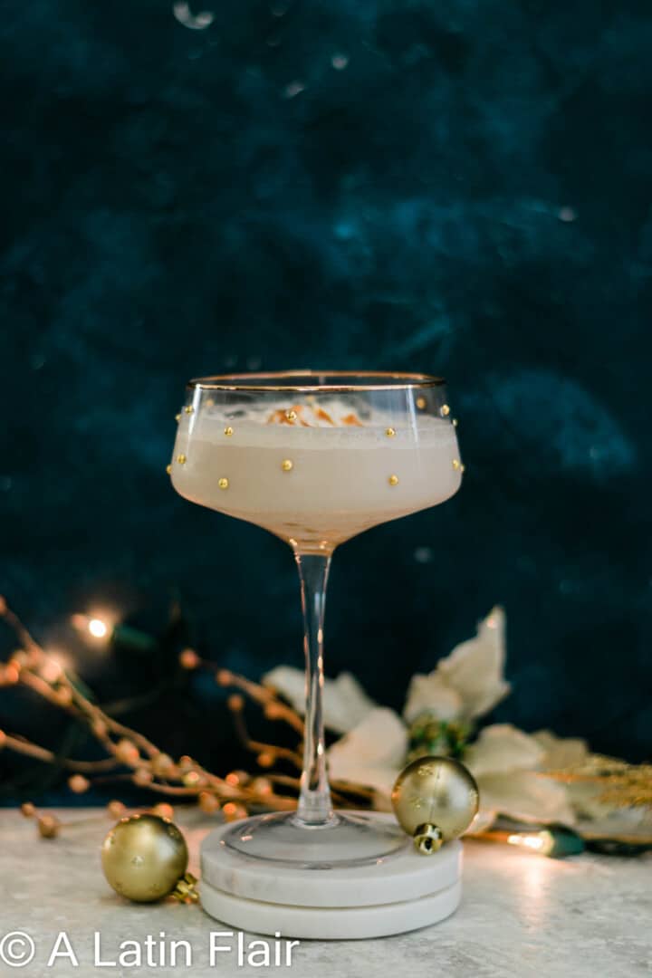 Decadent Dulce de Leche Martini Cocktail with Rum | A Latin Flair