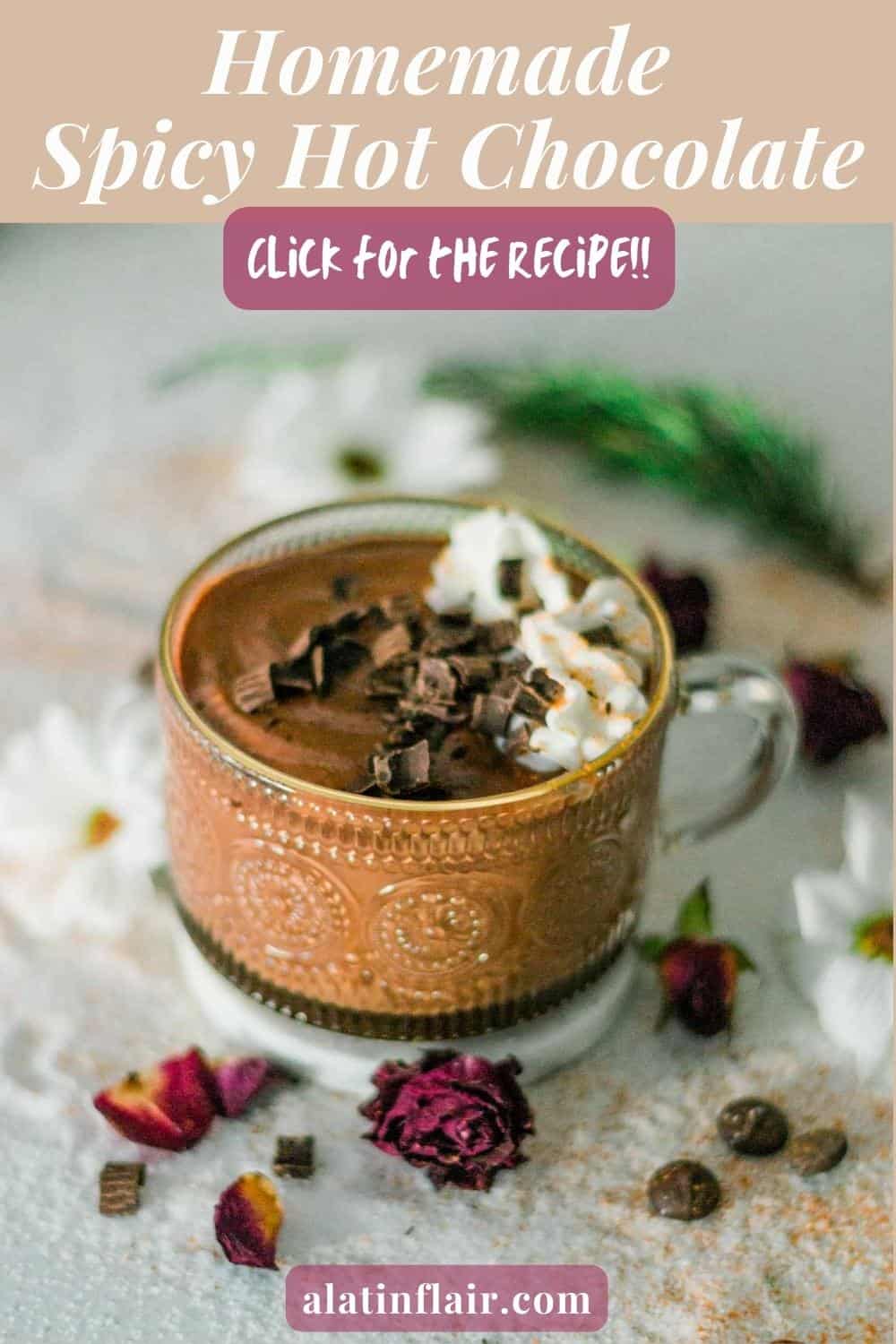 Spicy Hot Chocolate with Cayenne Pepper | A Latin Flair