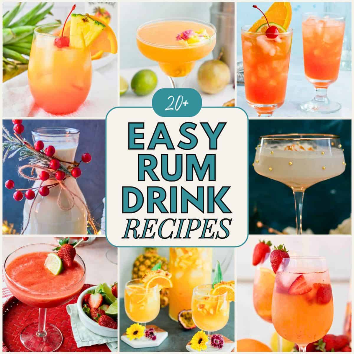 20+ Easy Rum Drinks and Cocktails to Make at Home | A Latin Flair